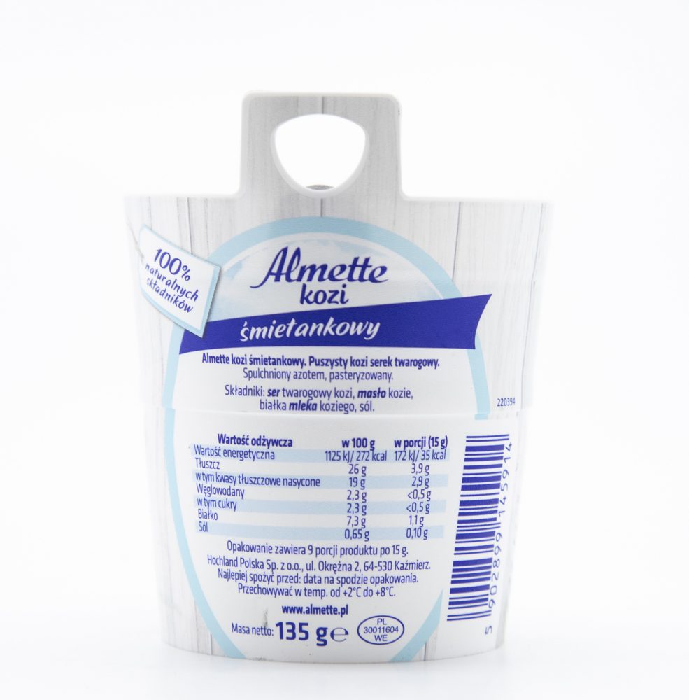 HOCHLAND 4.76oz GOATS ALMETTE CREAM - European Food Express