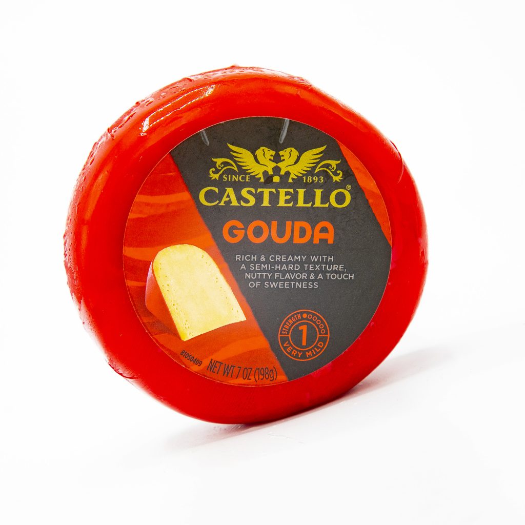 Castello 7oz Round Gouda Cheese Block - European Food Express