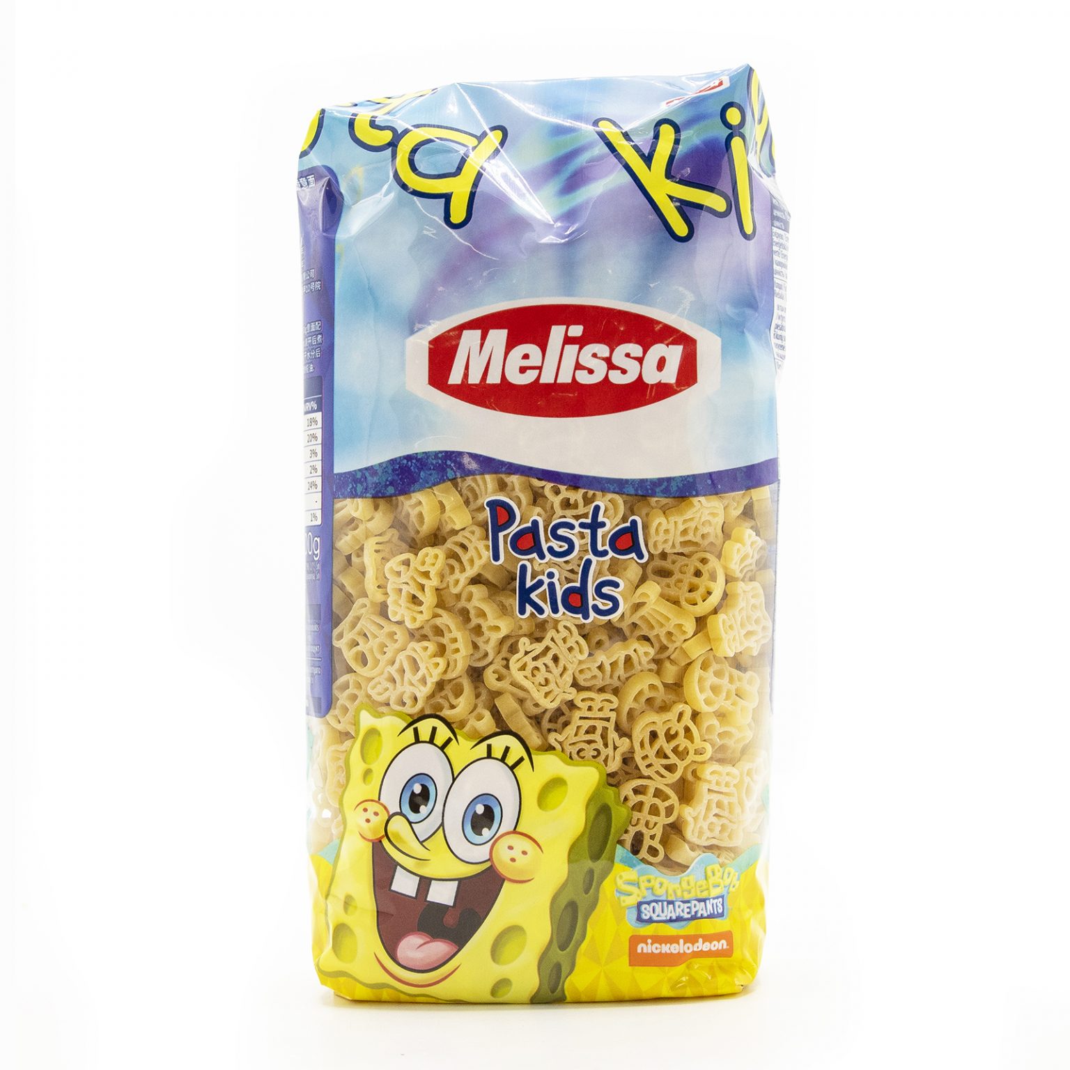 Melissa Spongebob Shaped Pasta for Kids - European Food Express