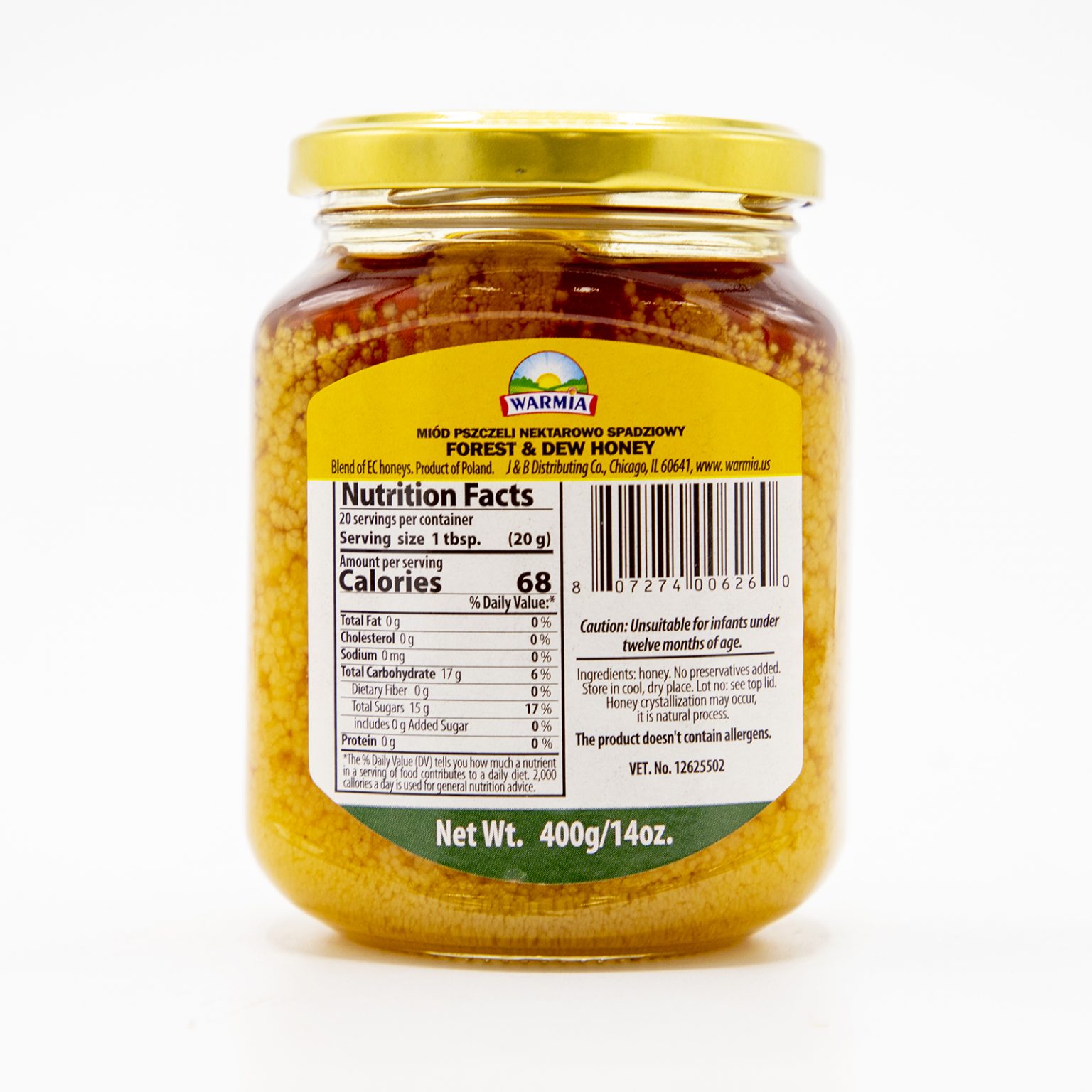 WARMIA FOREST DEW HONEY - European Food Express