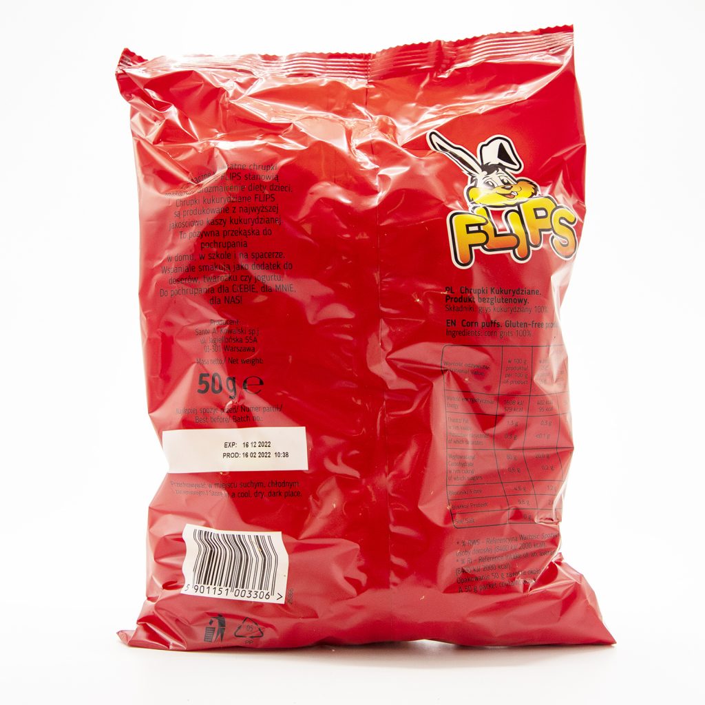 FLIPS 1.75oz CORN PUFFS - European Food Express