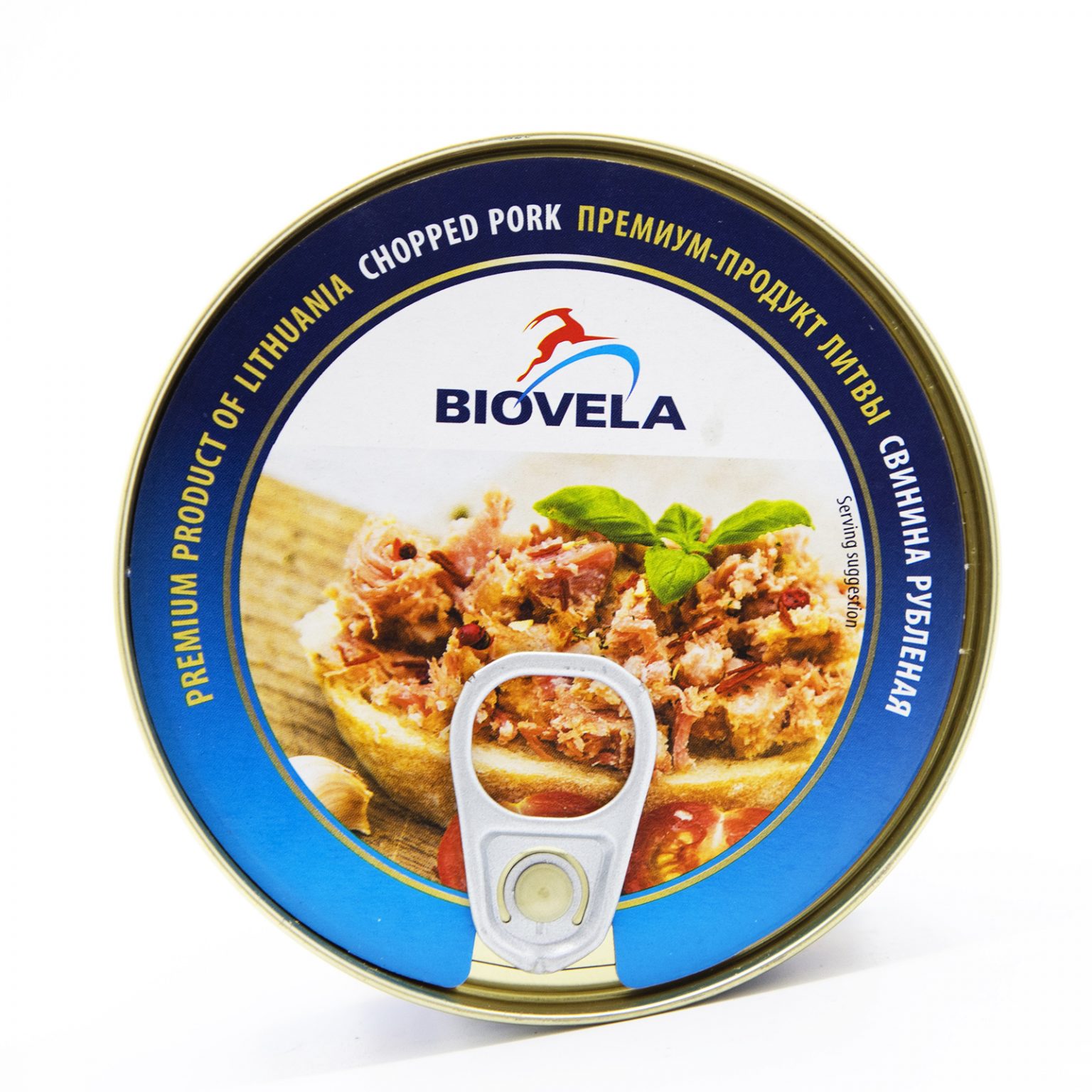 BIOVELA 8.5oz CHOPPED PORK - European Food Express