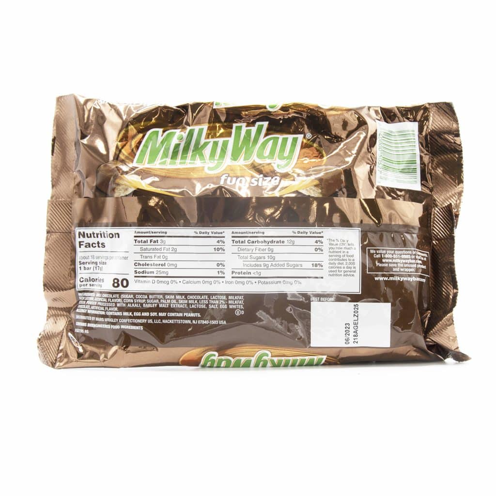 Milky Way Fun Size Candy Bar - European Food Express