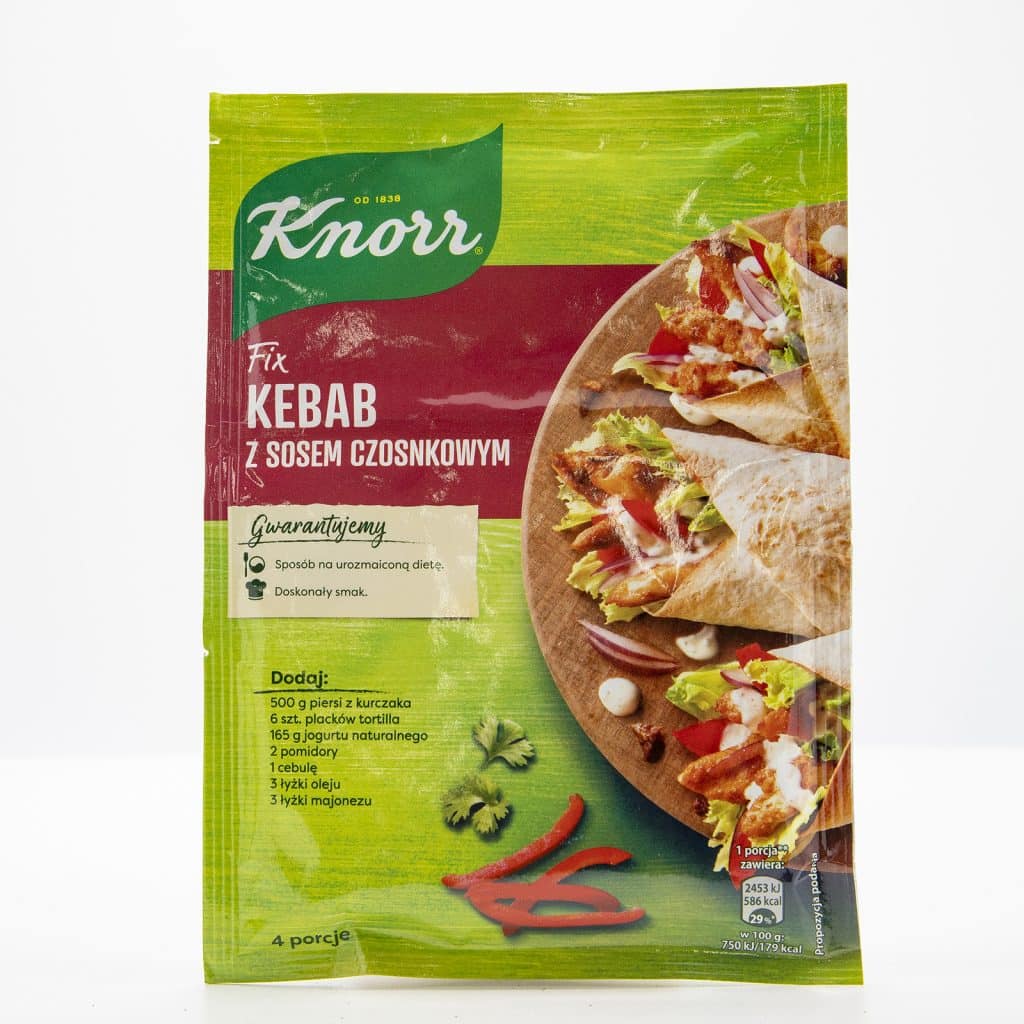 Knorr Fix for Kebabs with Garlic Sauce - European Food Express