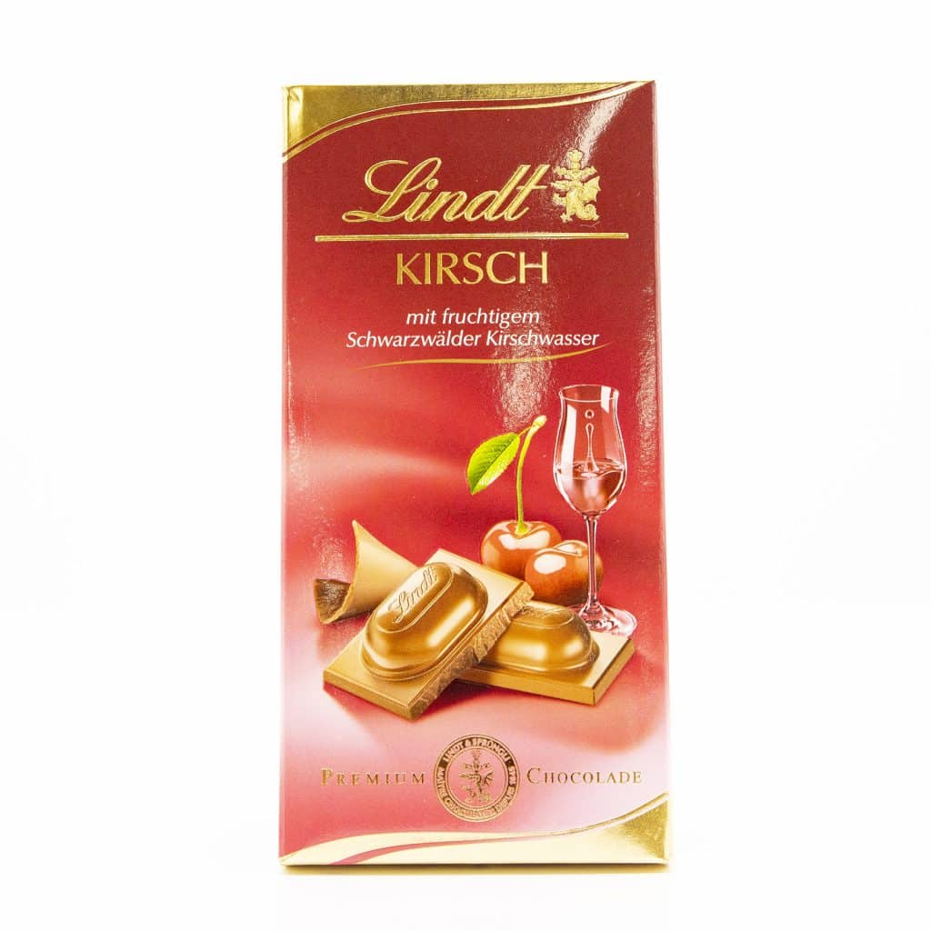 Lindt Milk Chocolate with Cherry Liquid Filling - European Food Express