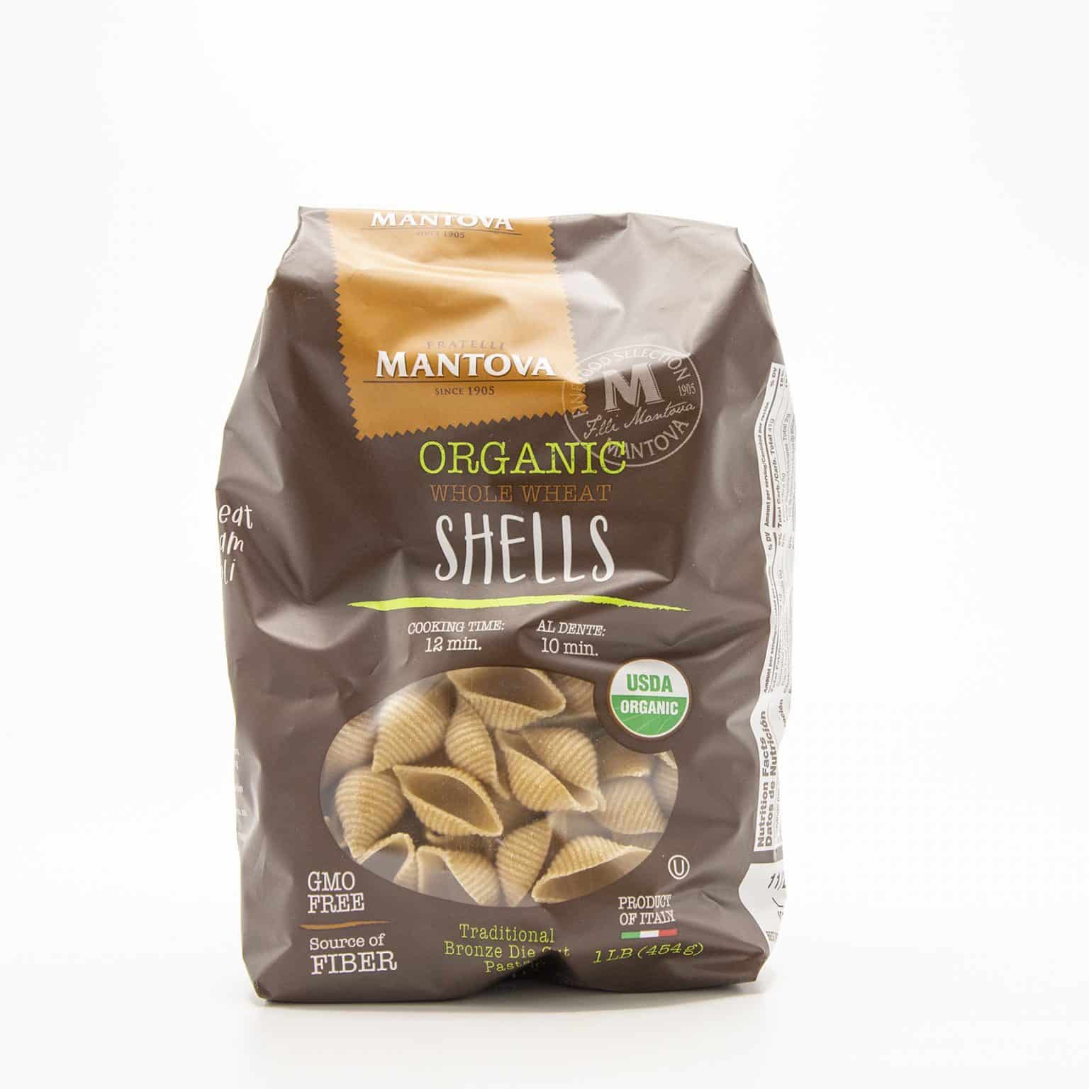 Mantova Organic Whole Wheat Shells - European Food Express