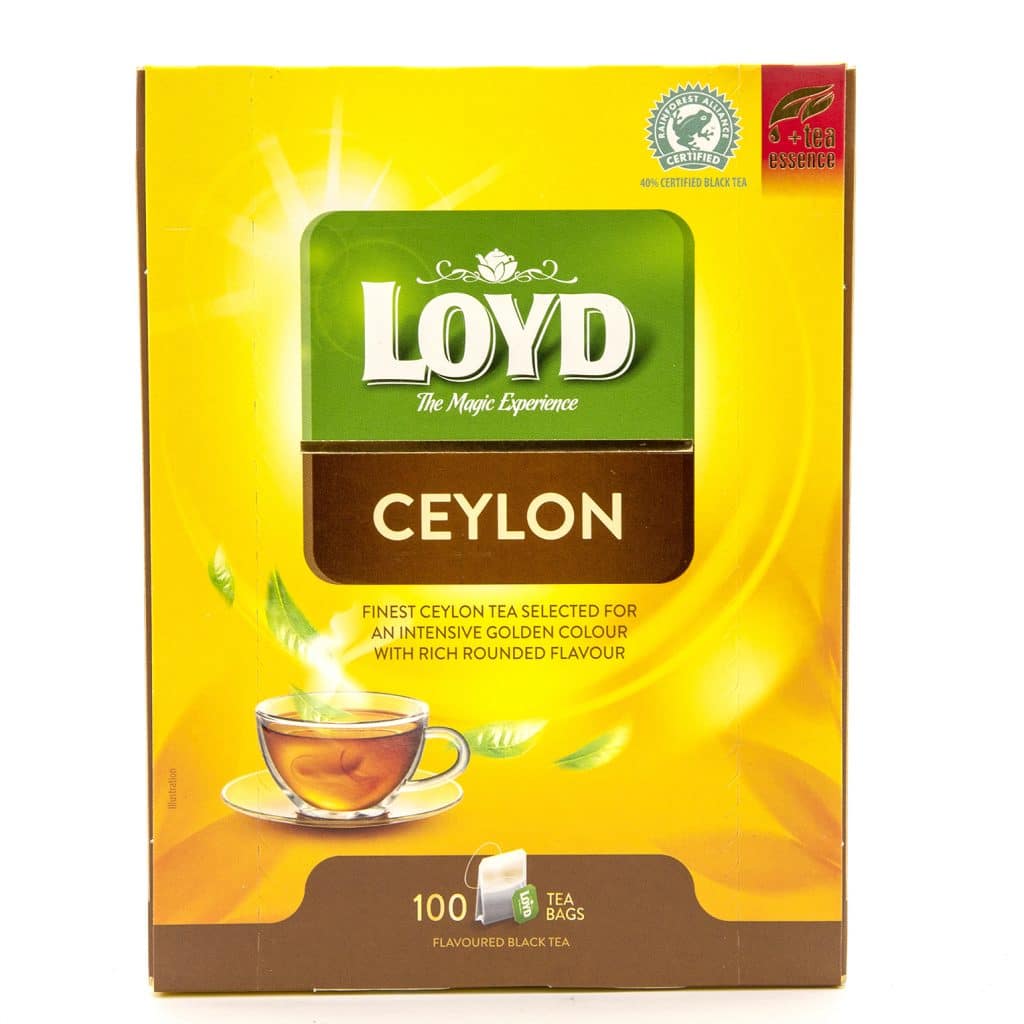 LOYD 100ct CEYLON SENSE TEA - European Food Express