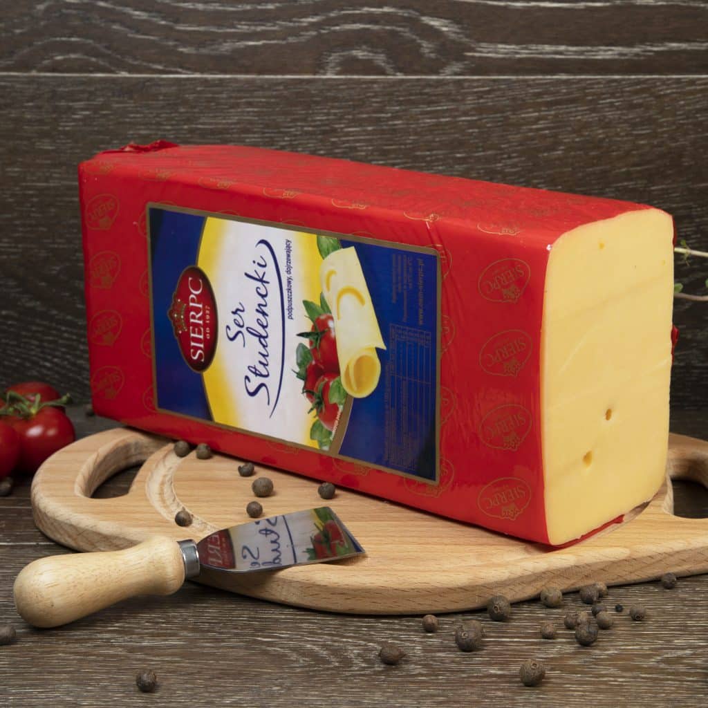 Sierpc STUDENCKI CHEESE approx 1 lb Sliced - European Food Express