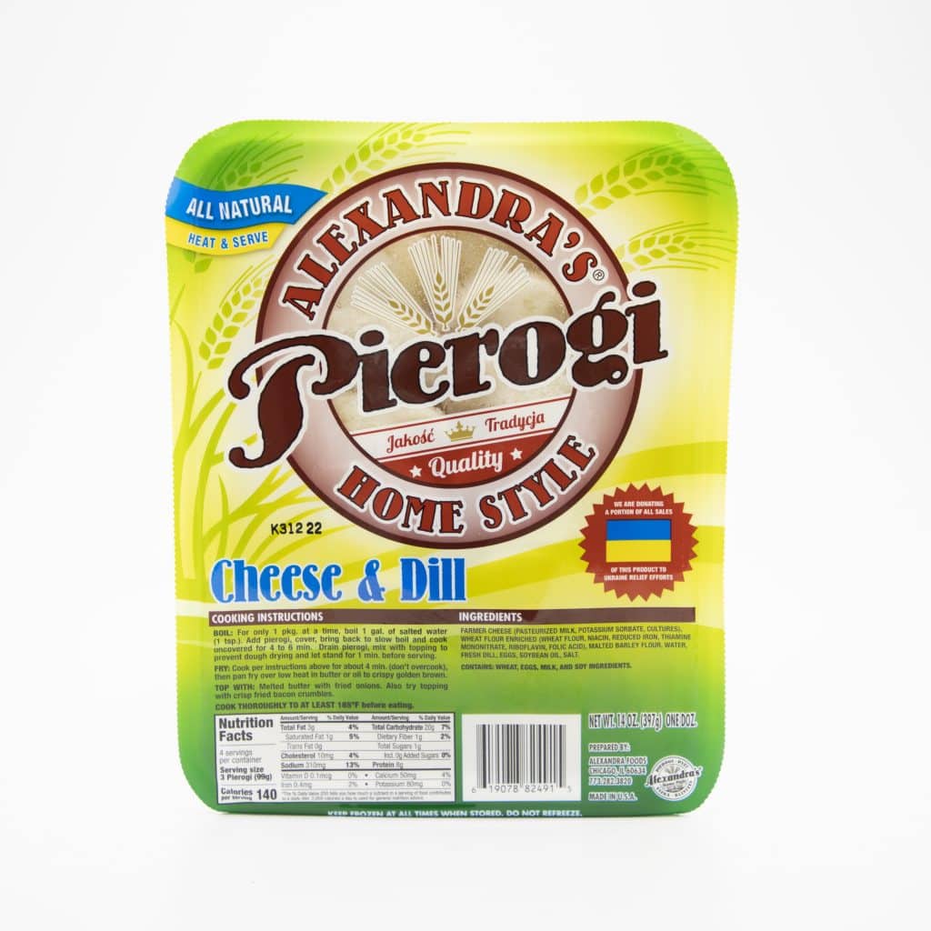 Pierogi Alexandra's Cheese & Dill - European Food Express
