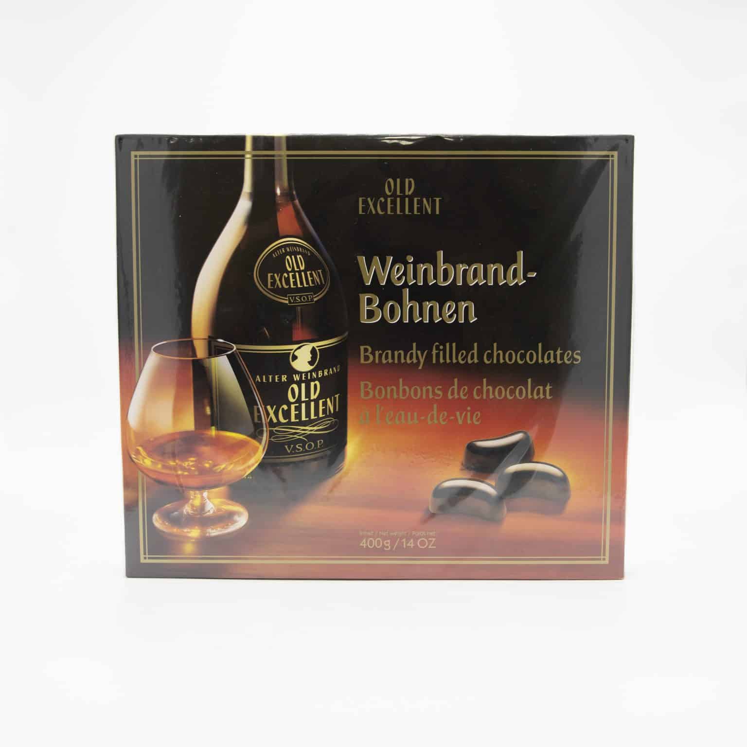 Old Excellent 14oz Weinbrand Bohnen Brandy Chocolates - European Food ...