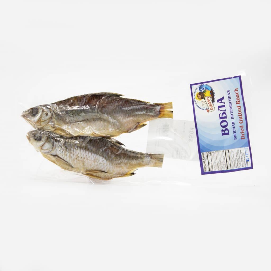 KUZMICH Dry Salted Vobla pre-pack approx.( .40lb) - European Food Express