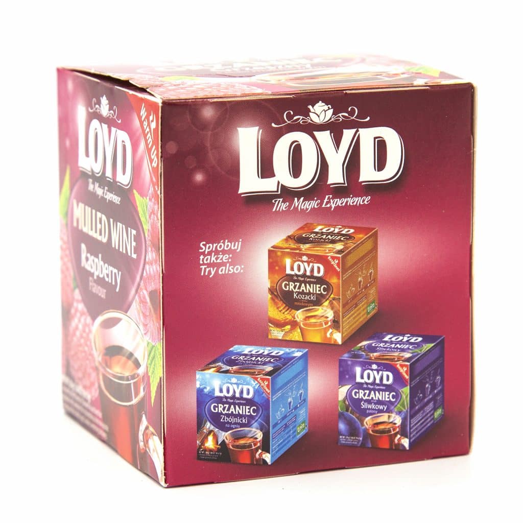 LOYD 10ct RASPBERRY MULLED WINE TEA - European Food Express
