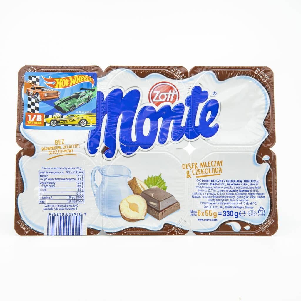 ZOTT 11.64 oz MONTE CHOCOLATE - European Food Express