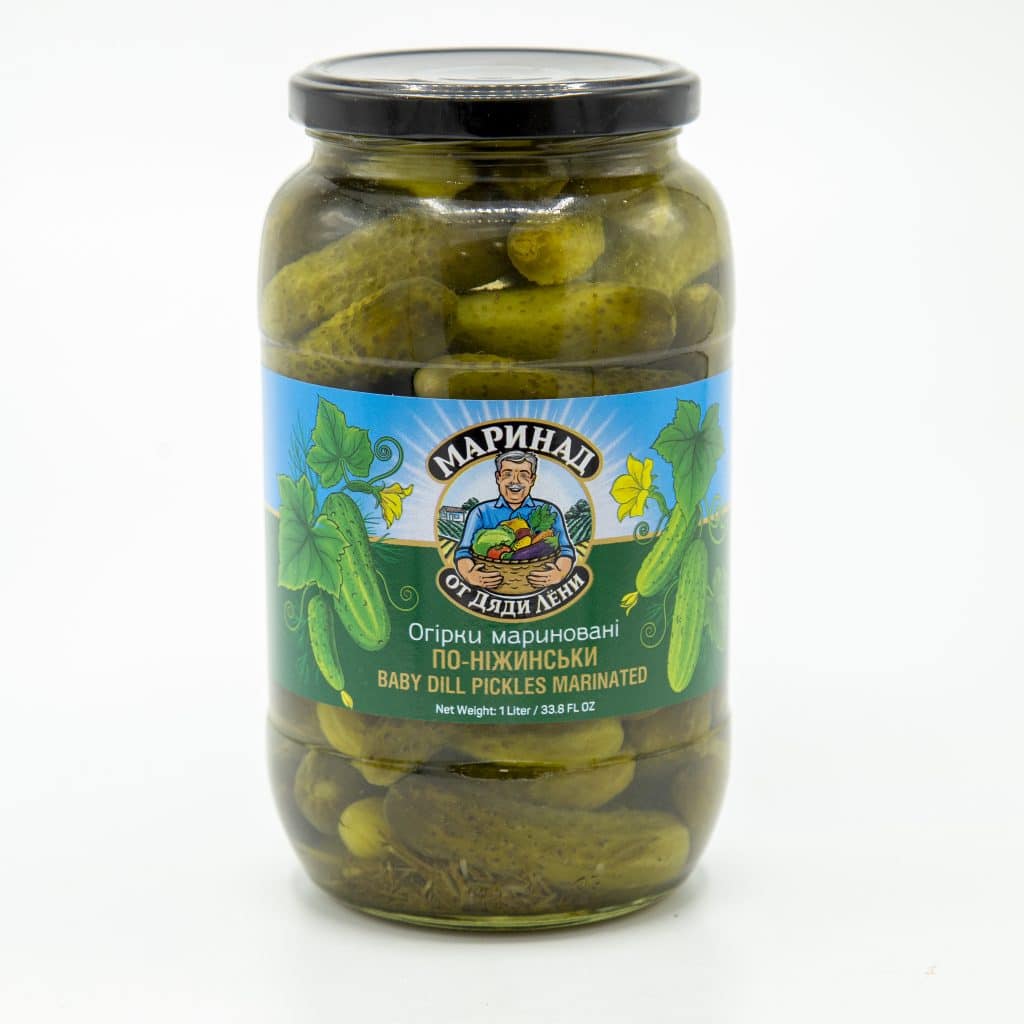 UNCLE LENYA 33.8oz BABY DILL PICKLES MARINATED - European Food Express