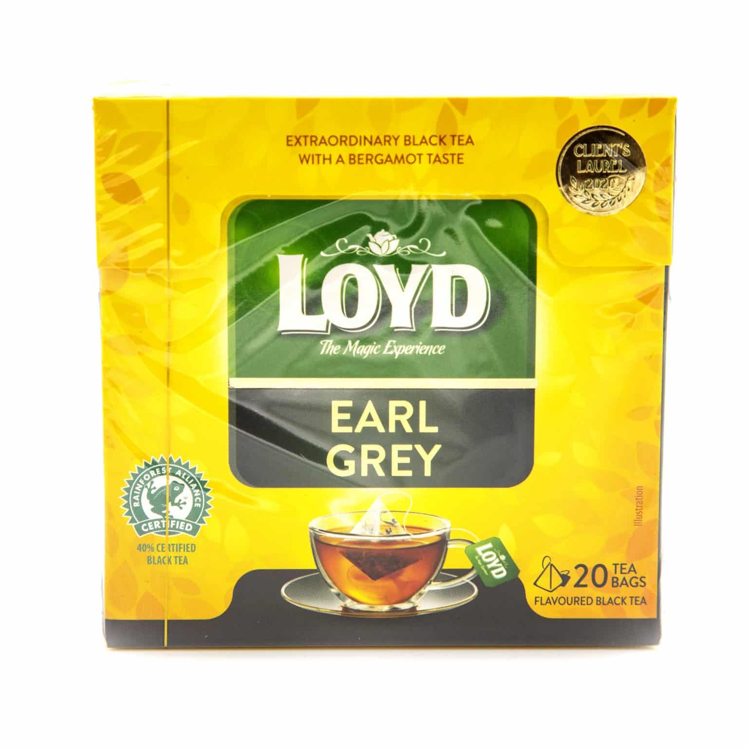 LOYD 20ct PYRAMID EARL GREY - European Food Express
