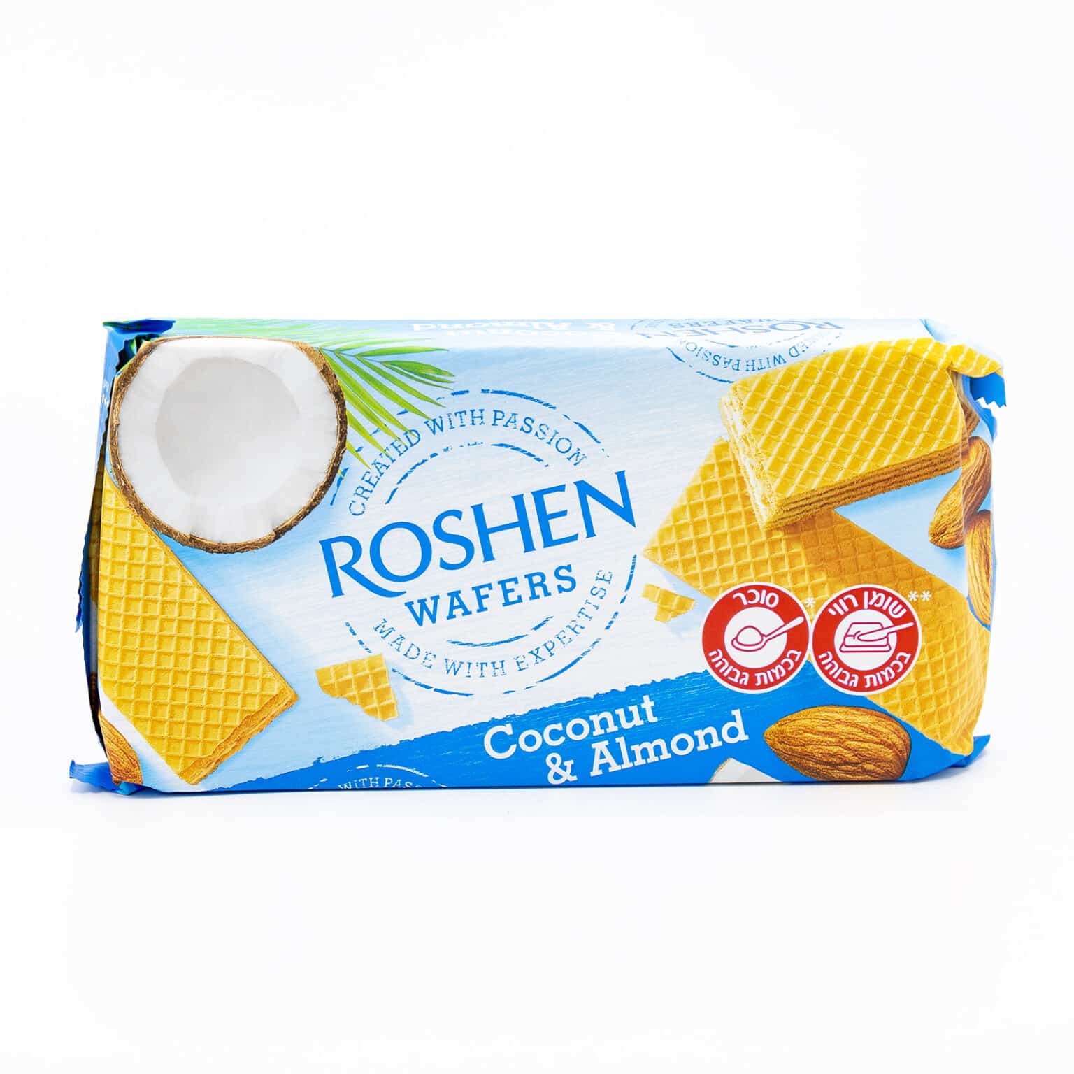 ROSHEN 7.6oz COCONUT AND ALMOND WAFERS - European Food Express
