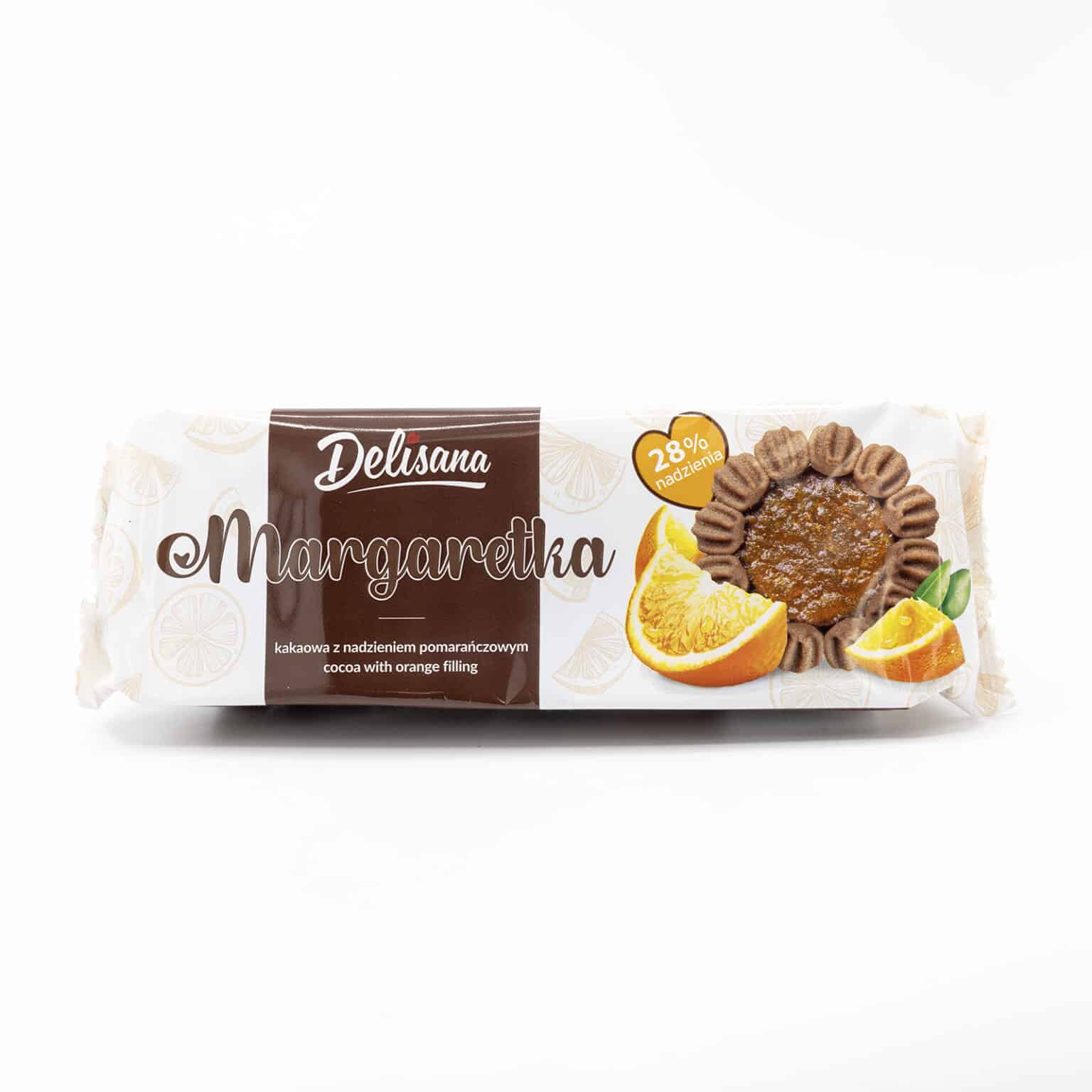 DELISANA 4.76oz MARGARETKA COOKIES WITH ORANGE FILLING - European Food ...