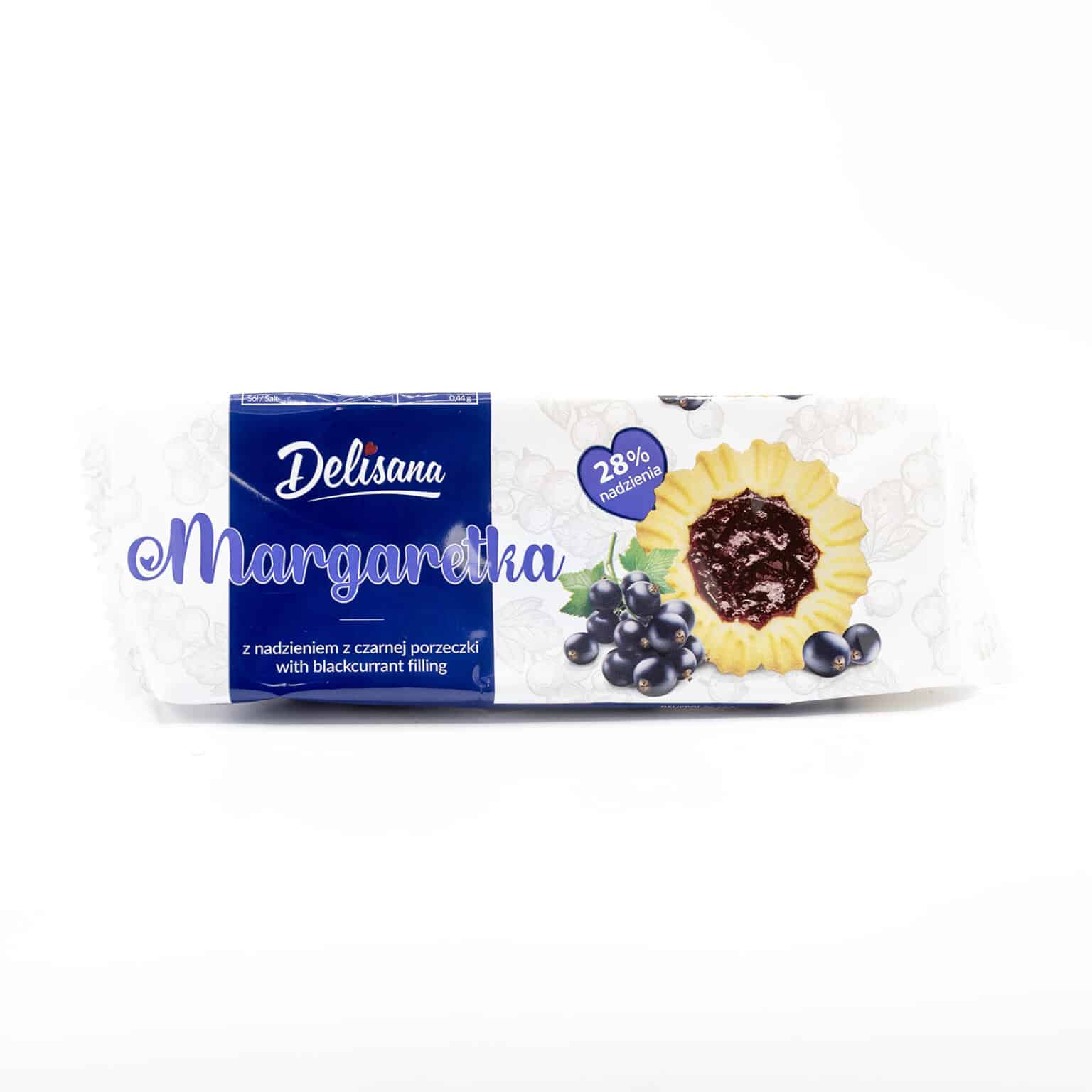 DELISANA 4.76oz MARGARETKA COOKIES WITH BLACKCURRANT FILLING - European ...
