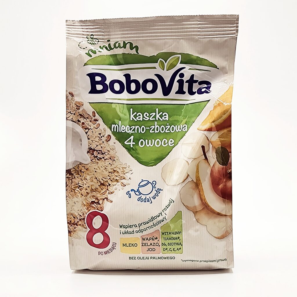BOBOVITA 8.1oz CEREAL MILK GRAIN MULTIFRUIT - European Food Express