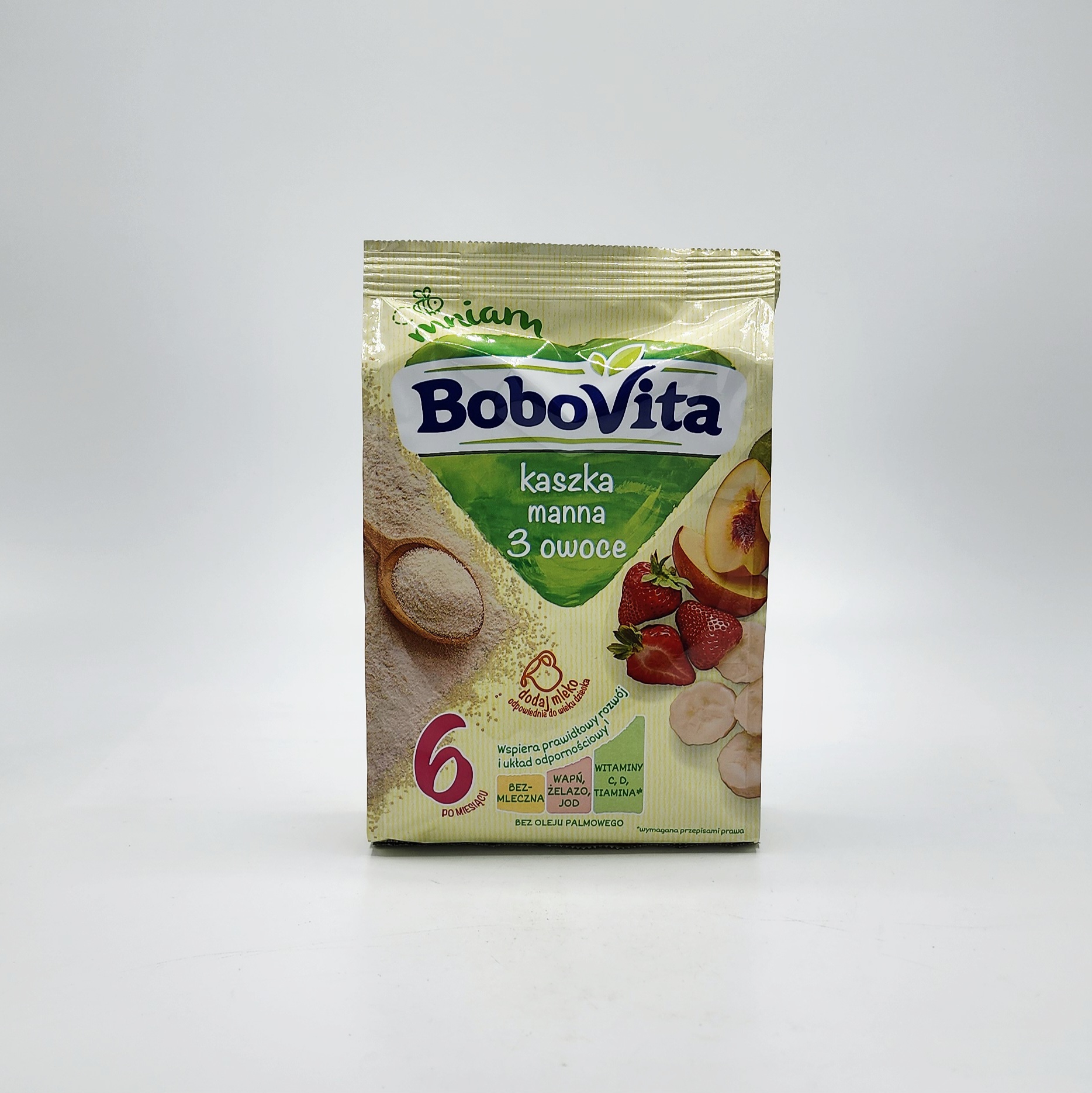 BOBOVITA 6.3oz INSTANT SEMOLINA WITH FRUIT - European Food Express